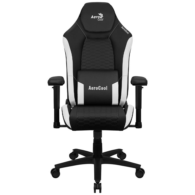 Aerocool CROWN Leatherette Black White - Achat Chaise Gamer